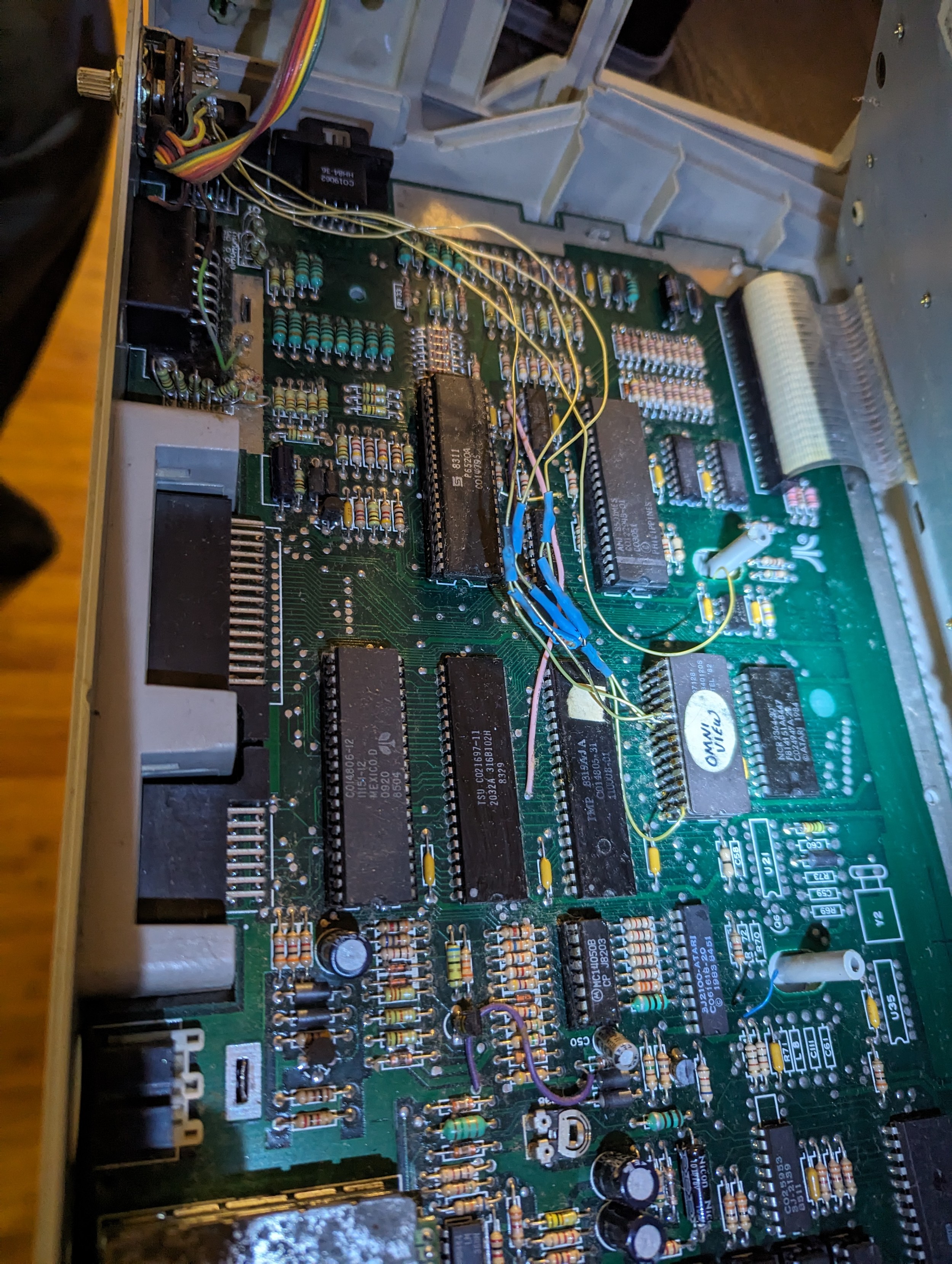 Atari 130xe Motherboard